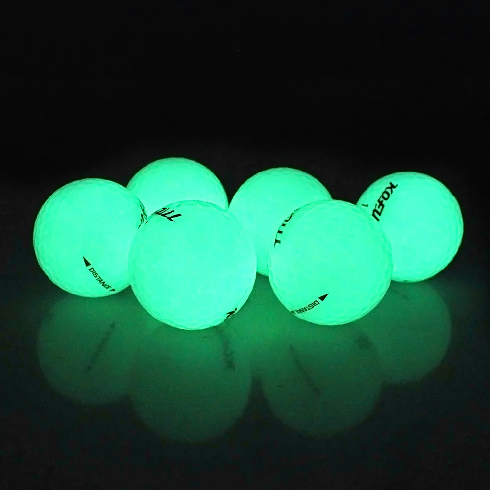 1 Set Light Up Night Glowing LED Golf Ball Luminous, Fluorescent ...