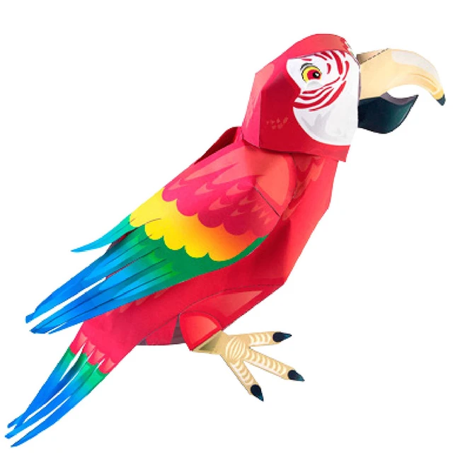 Easy Origami Macaw