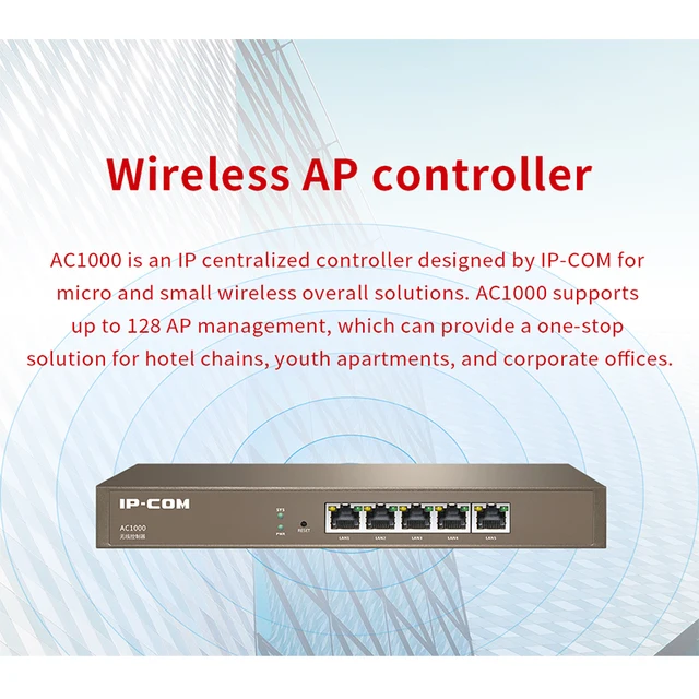 IPCOM AC1000 Gigabit AC Controller, AP Routinely Uncover, AP and ...
