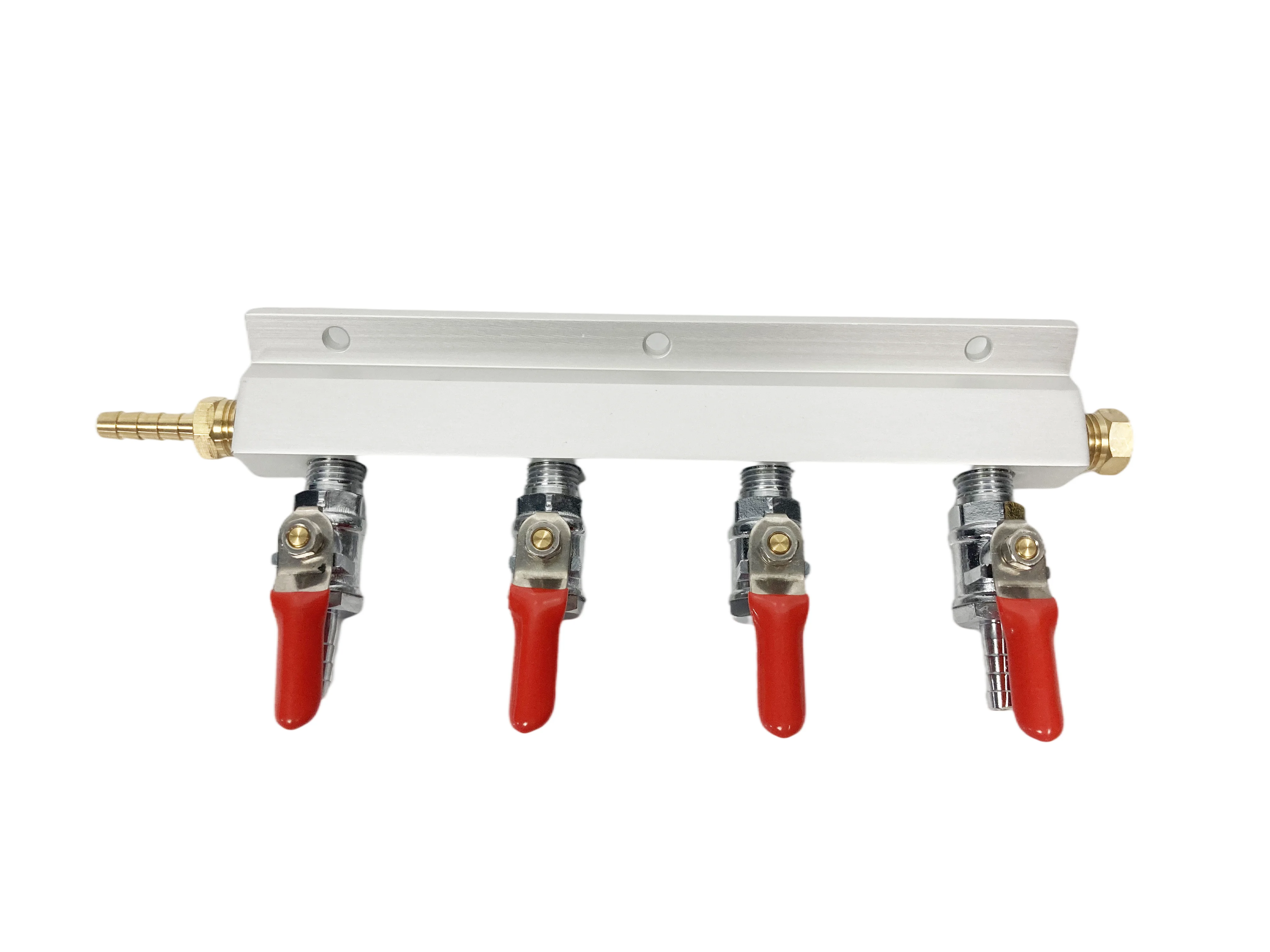 Kegland 4 Output / 4 Way 6mm Barb Gas Line Manifold Splitter With Check ...