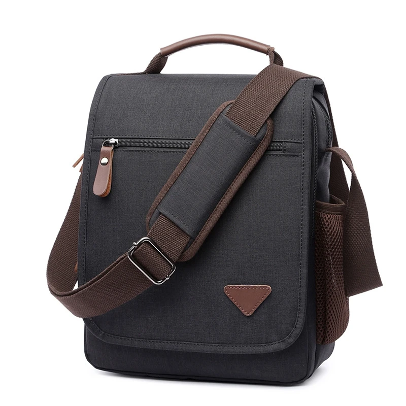 Brief single shoulder bag Simple Polyester Multilayer Pockets Fashion ...