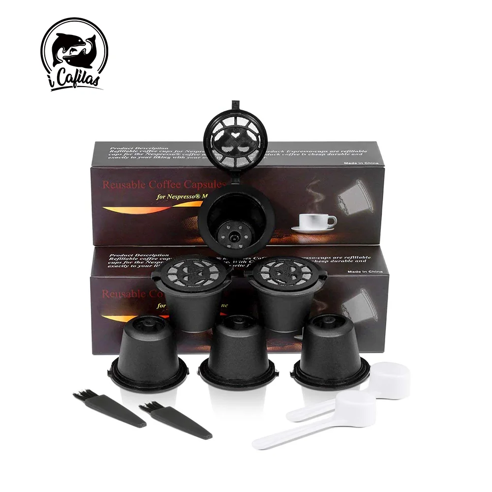 Coffee Filter Espresso Reusable Refillable Coffee Capsule Filters For ...