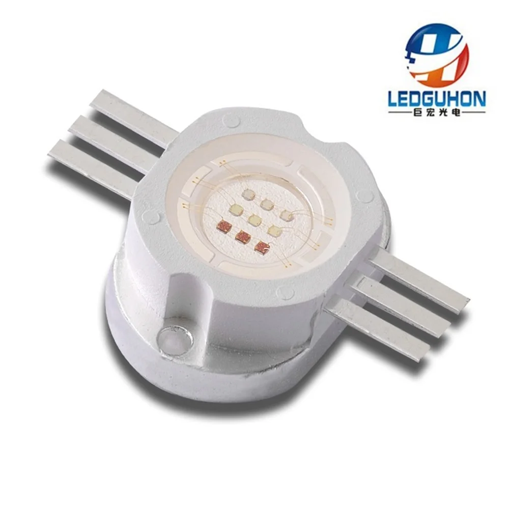 O diodo emissor de luz de alta potência 10 w rgb cob epileds 40mil microplaquetas conduziu o ...