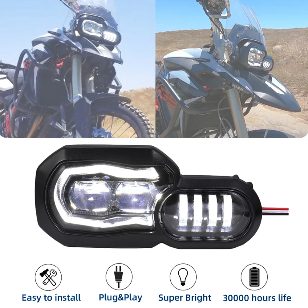 Motorcycle-Headlight-For-BMW-F800GS-F800R-Adventure-LED-Projector ...