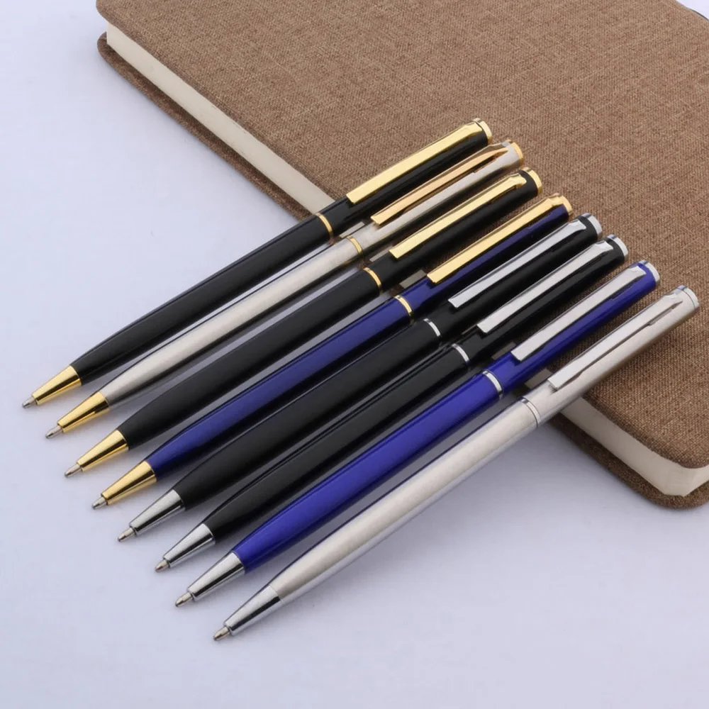 High-quality-006-Stainless-steel-Ballpoint-Pen-Frosted-classical-gold ...