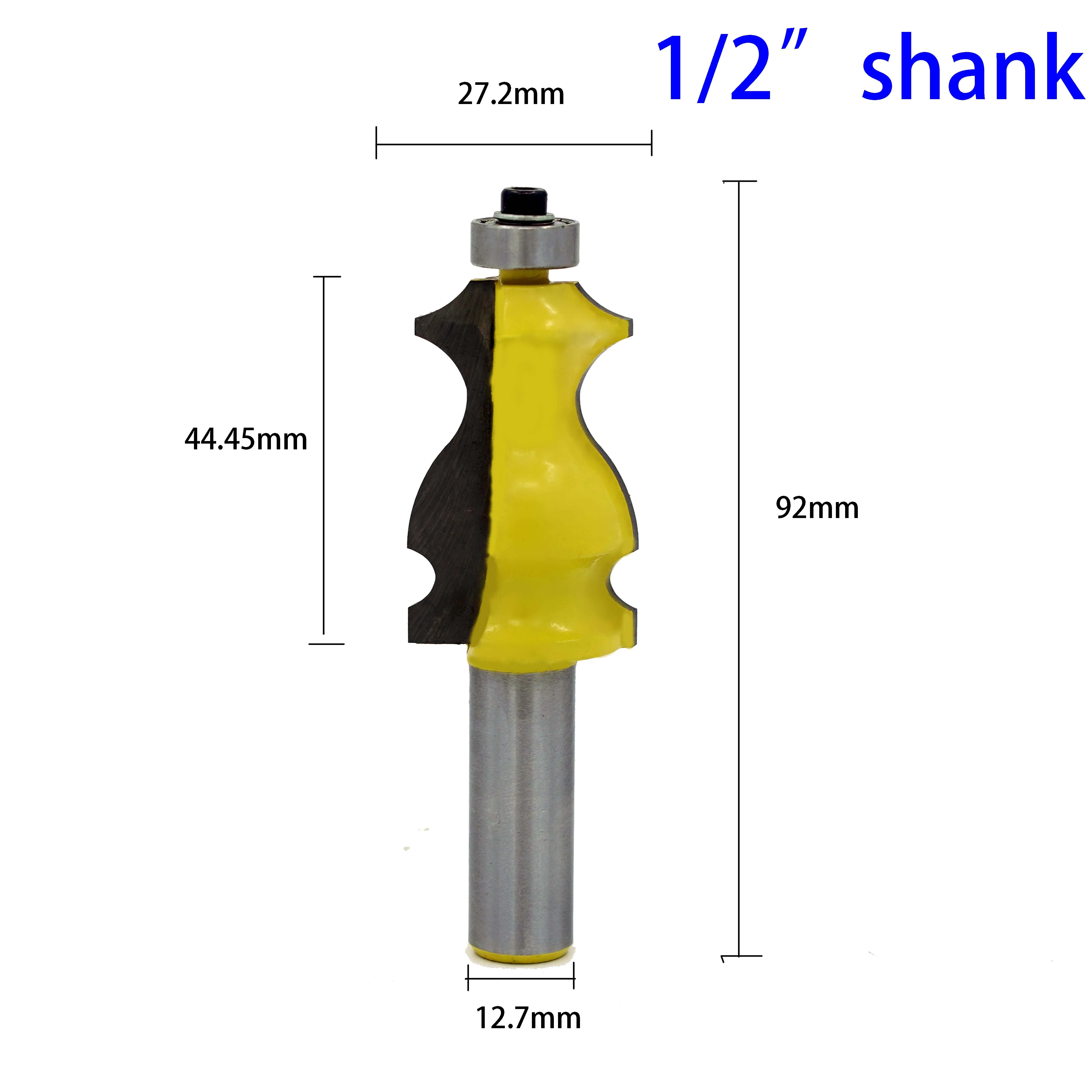 10pcs 1/2"Shank Architectural Molding Handrail Router Bits Set Casing ...