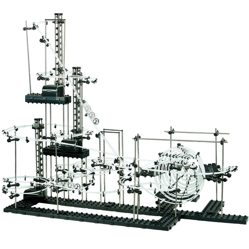 Marble Run Toys Tracks Maze With Balls Runes Set Marbles Circuit Ball ...