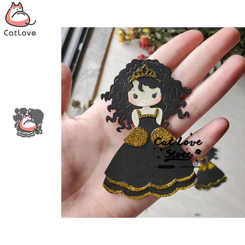 Princess Baby Girl Metal Cutting Dies Scrapbooking Stencil Die Cuts ...