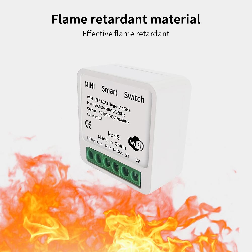 16A Diy Wifi Intelligens Fénykapcsoló Relé Modul Megszakító Yandex ...