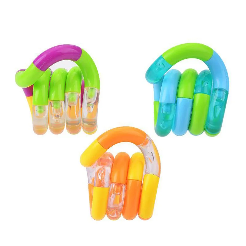 Twisted Ring Magic Fidget Magic Trick Rope Tangle Fidget Toy Creative ...