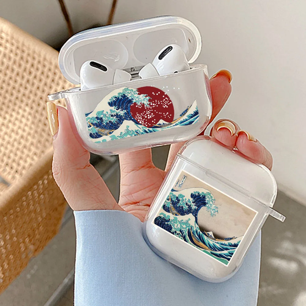 Blue-Wave-Cover-For-Airpods-2-1-3-Earphone-Coque-Soft-TPU-For-Airpods ...