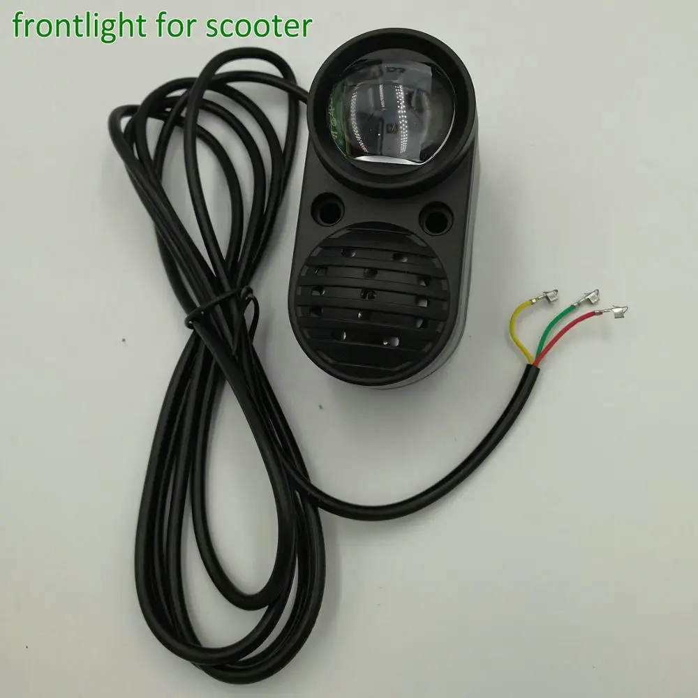 Headlight Front Light With Horn 12-48v For Electric Scooter Folding ...