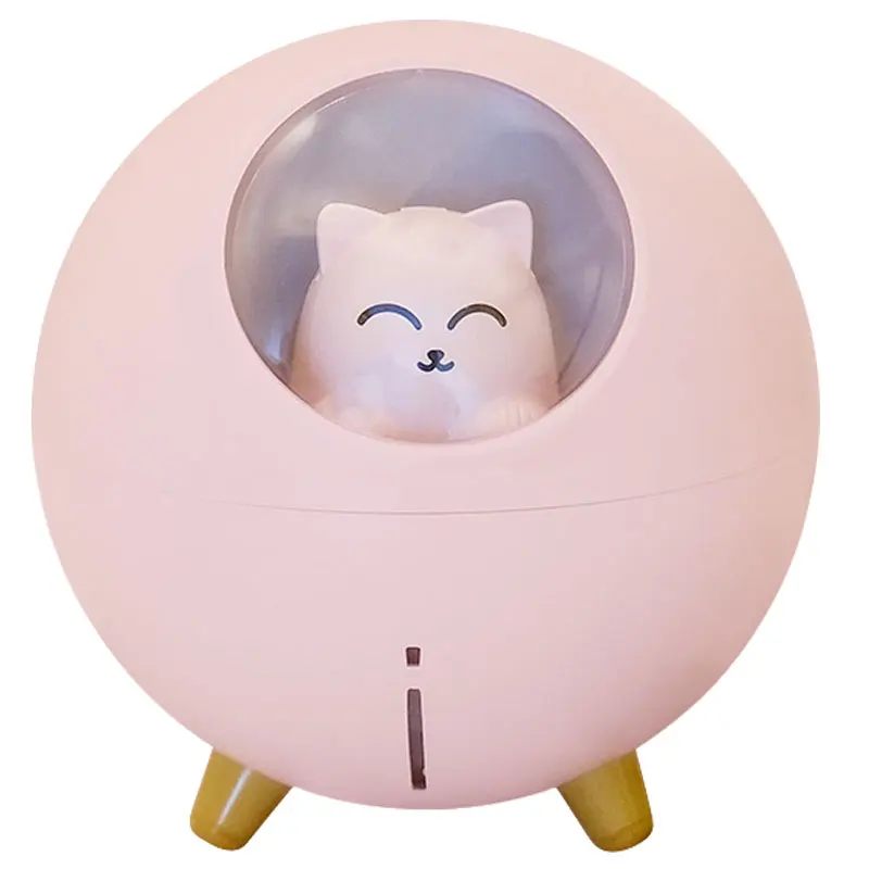 Air Humidifier Lovely Pet Planet Cat Ultrasonic Cool Mist Aroma Air Oil ...