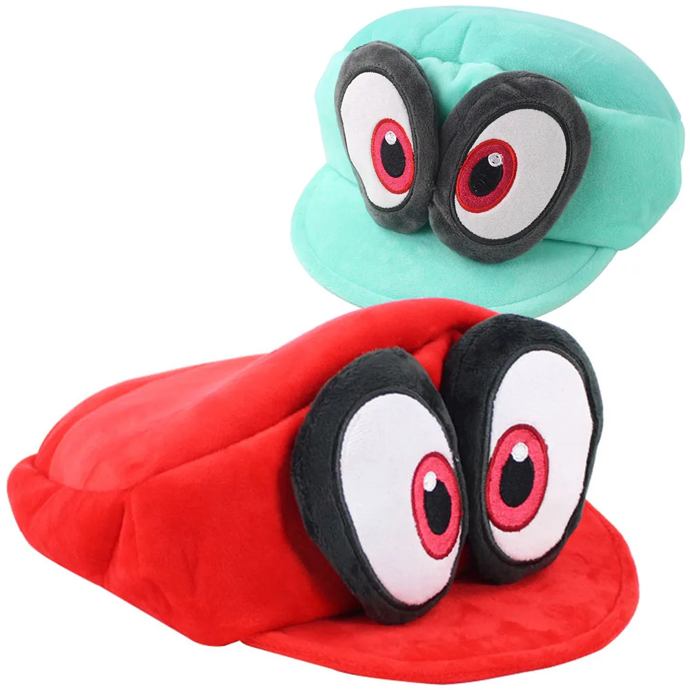 29cm Anime Chachi Hat Green Red Plush Peluche Cartoon Soft Stuffed Toy ...