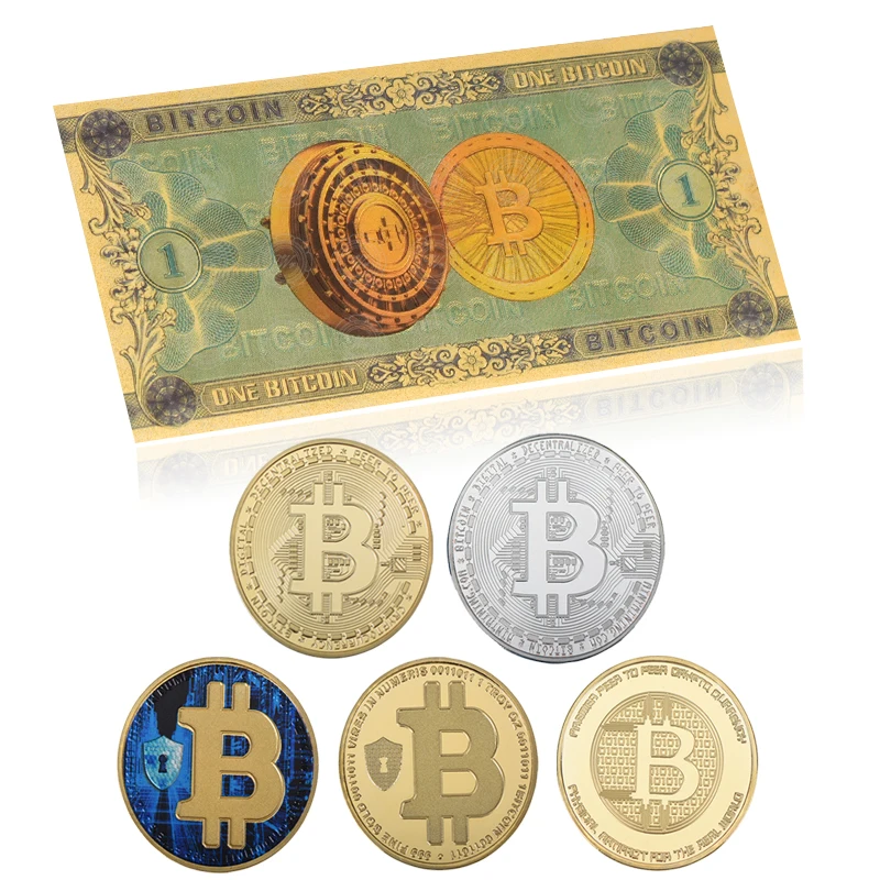 Billet de 1 Bitcoin Gold / Carte Card Carddass / Crypto monnaie ...