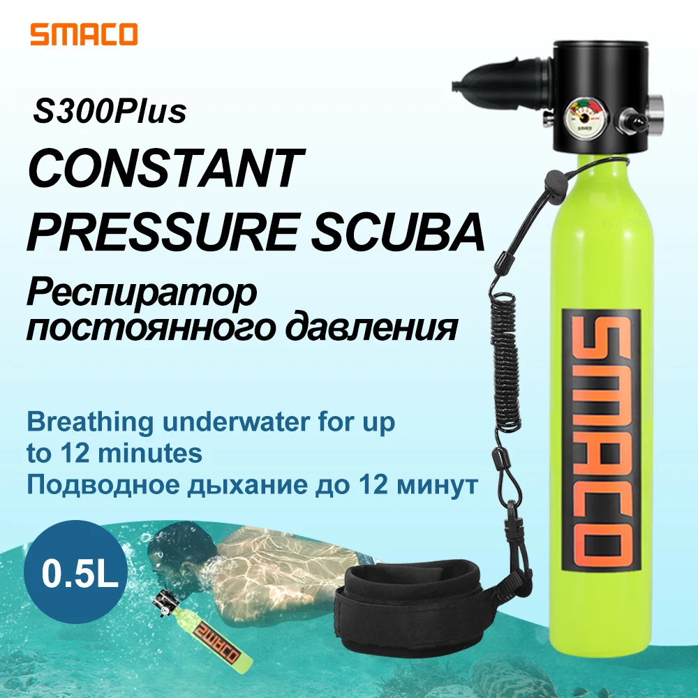 Smaco Mini Duikuitrusting Cilinder Scuba Zuurstof Tank Dive Spare Air ...