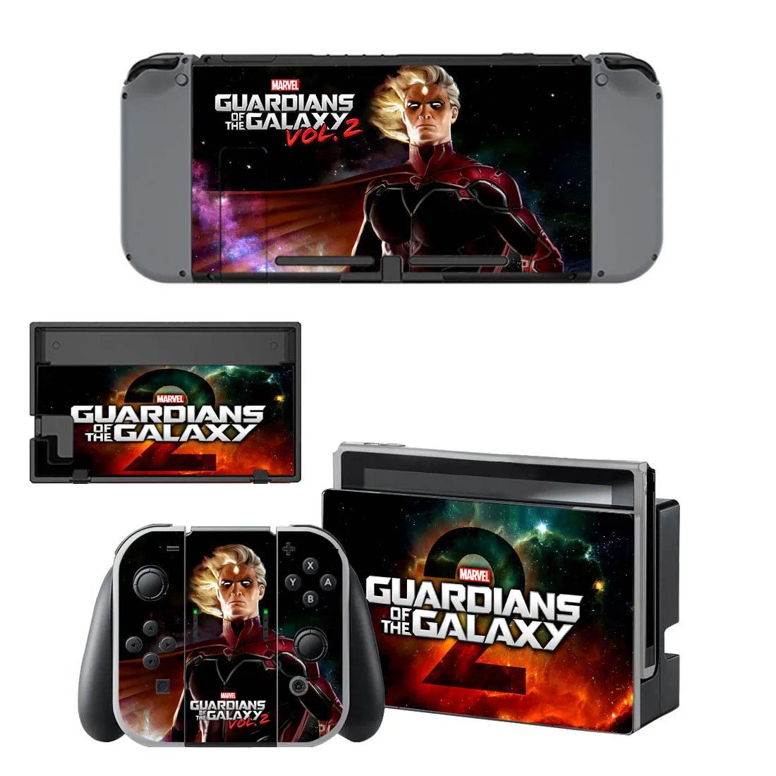 Guardians of the Galaxy Vol. 2 Nintendo Switch Skin Sticker Full Set ...