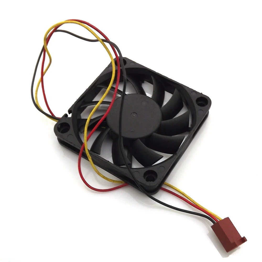 R126010BU 60x60x10mm CPU Fan 12V 0.35A 3Pin Computer CPU Cooler Cooling ...