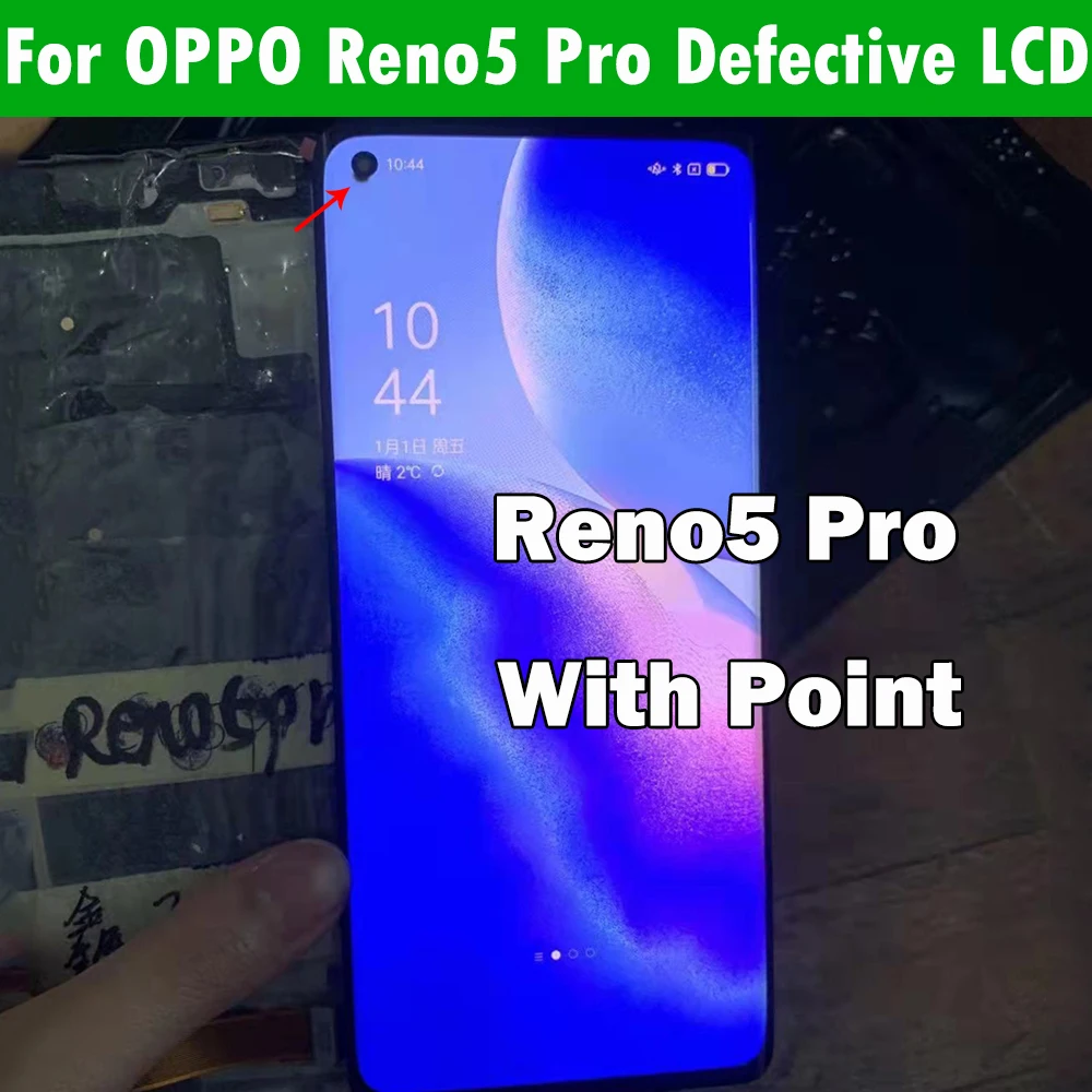 Original Defect With Point Lcd For Oppo Reno 5 Pro Lcd Display Touch ...