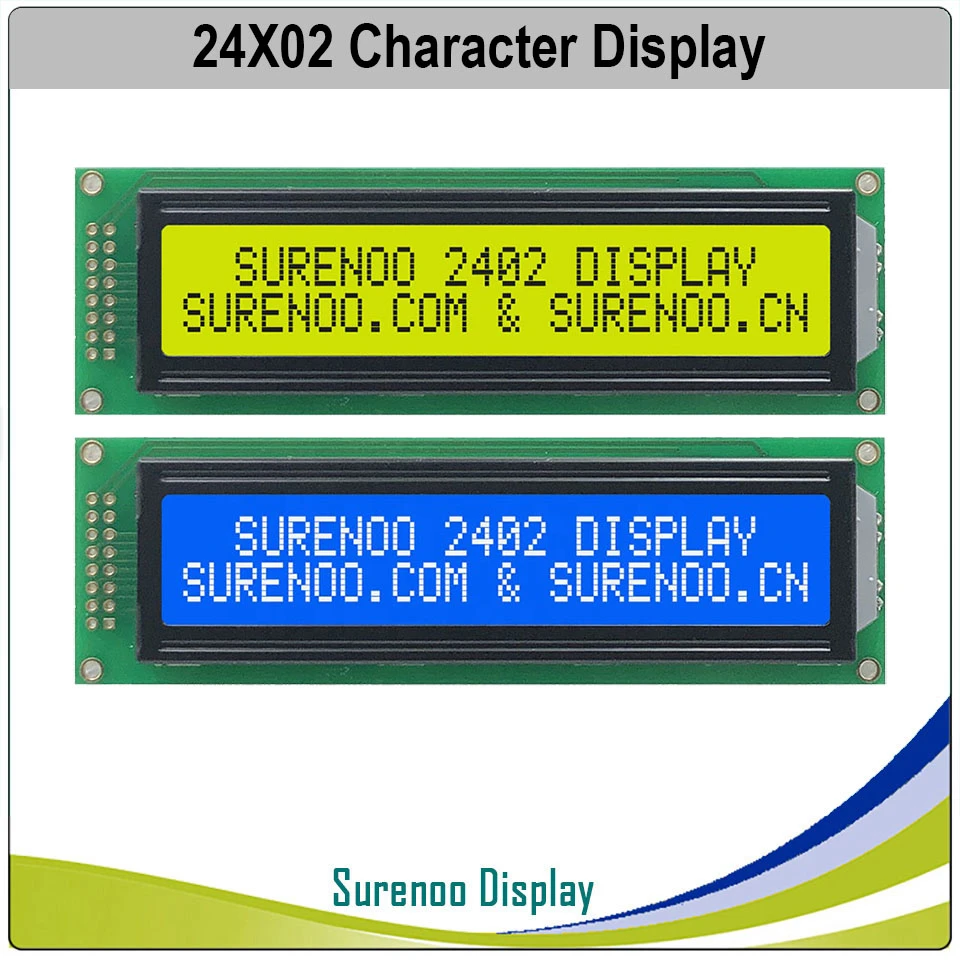 242 24X2 2402 Character LCD Module Display Screen LCM Blue Yellow Green ...