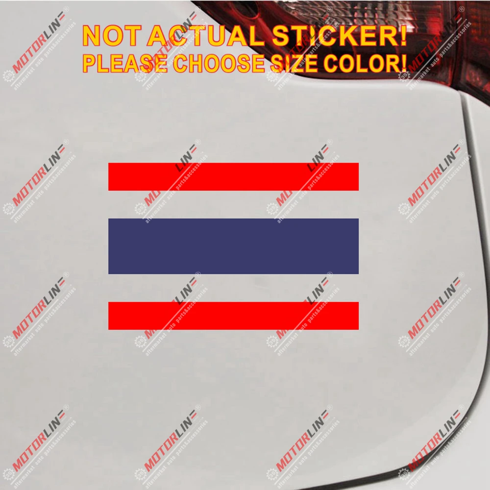 Flag Of Thailand Decal Sticker Car Vinyl Pick Size No Bkgrd - Car ...