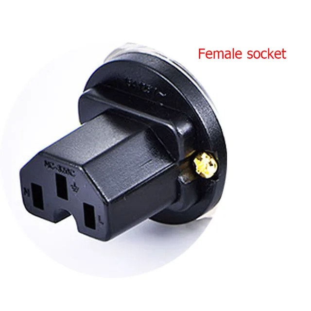 New Audiophile Power Plug HIFI Audio Rewireable Wiring Socket US Anti ...