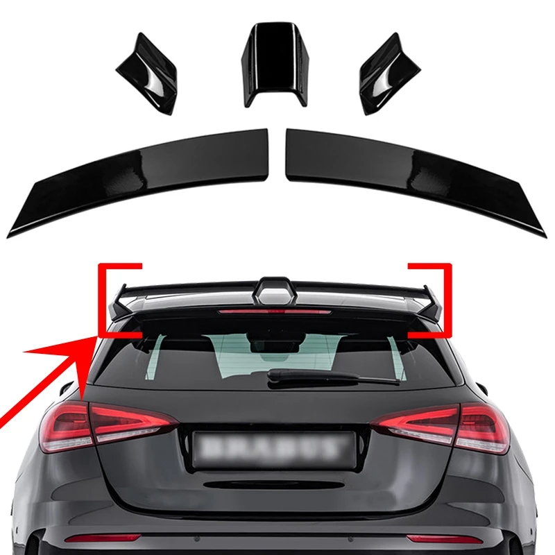 Car Rear Roof Spoiler Tail Wing Lip for Mercedes Benz W177 Hatchback A ...