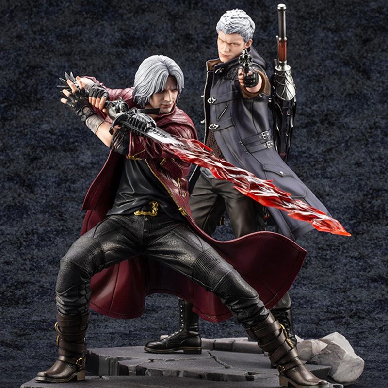 28cm Devil Dante May Cry Nero Statue Action Figure Pvc Model Collection ...