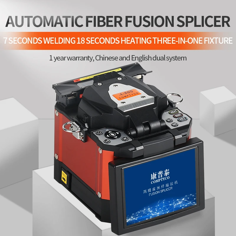 Fiber Optic Splicing Machine Ftth Fusion Splicer - Fiber Optic ...