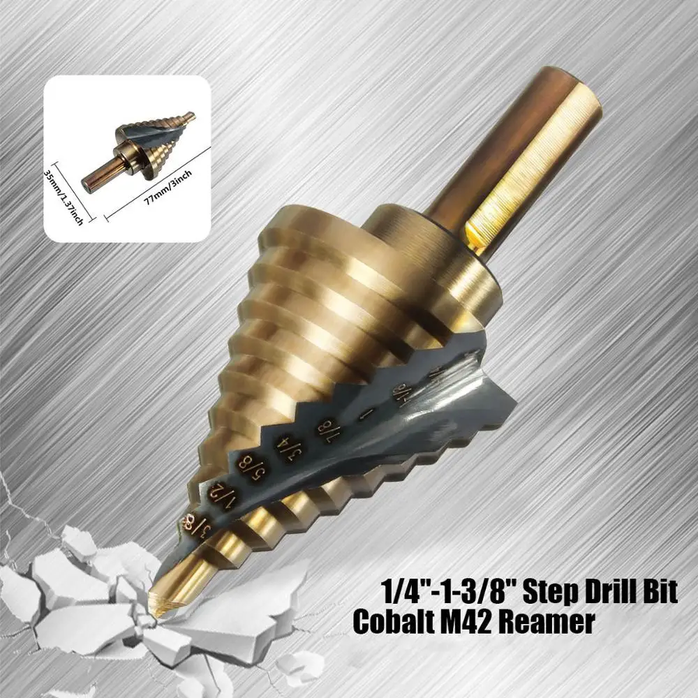 Drill-Hog-1-4-to-1-3-8-Cobalt-M42-Step-Drill-Bit-Set-Spiral-Flute.jpg