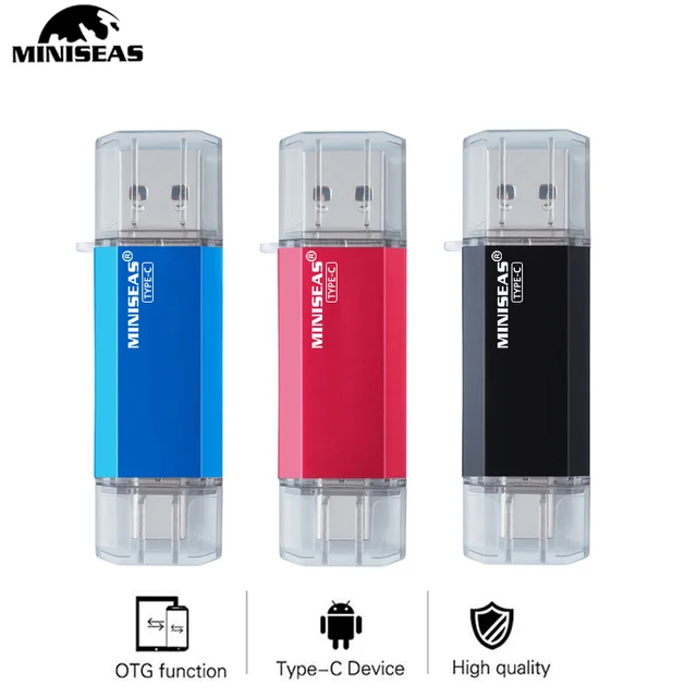 64GB Usb Flash Drive OTG USB-C Type C Pen Drive USB Stick 3.0 Pendrive ...