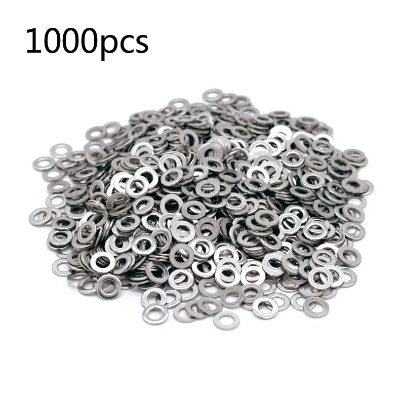 1000/500/250pcs M1.6 M2 M2.5 M3 M4 M5 M6 M8 M10 M12-M30 304 Stainless ...