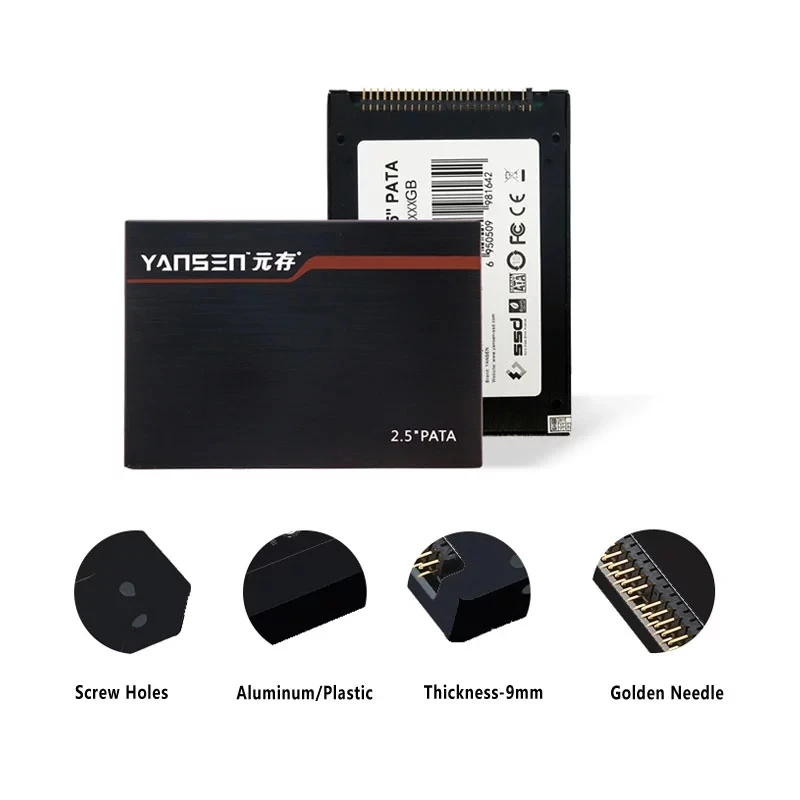 2.5inch IDE SSD PATA Series 44pin 16GB 32GB 64GB 128GB 256GB 4C MLC ...