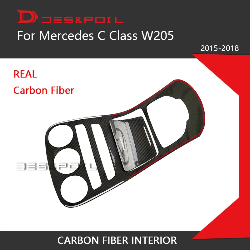Настоящее углеродное волокно W205 C Класс GLC X253 внутренняя ...