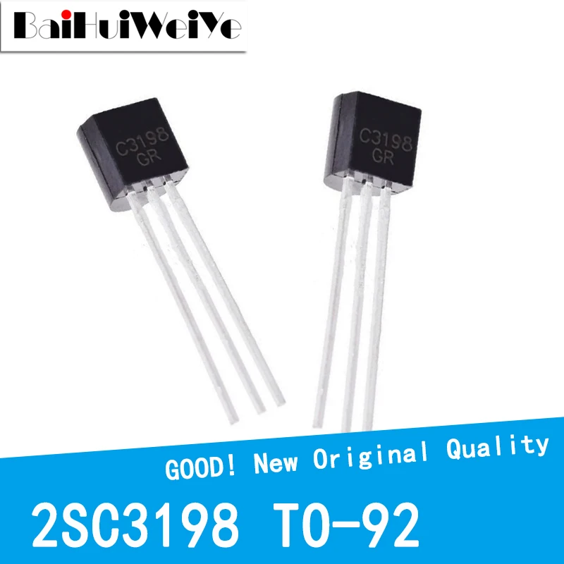 100 unids/lote 2SC3198 GR 2SC3198 C3198 0.15A 50V a 92 TO92 triodo ...