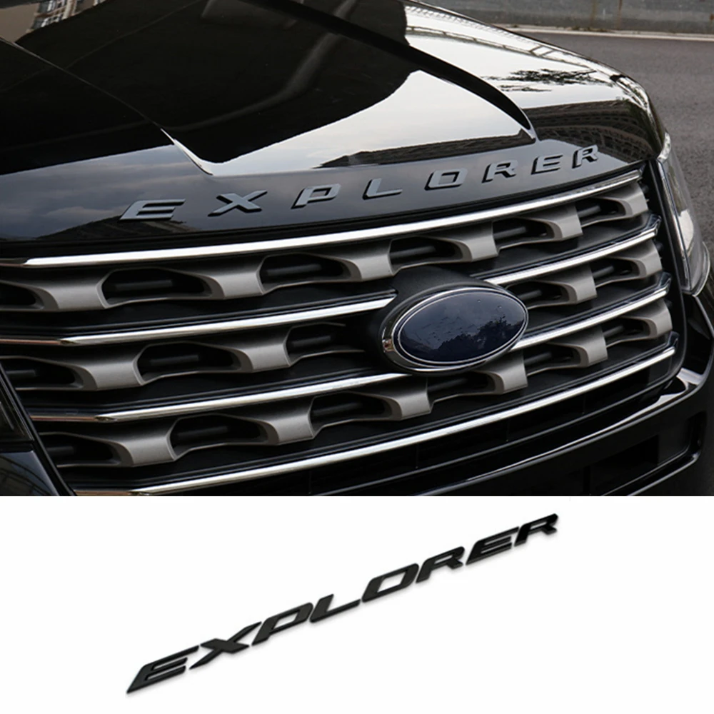 Car Parts & Accessories Red Hood Letters for Explorer 2016-2019 ABS ...