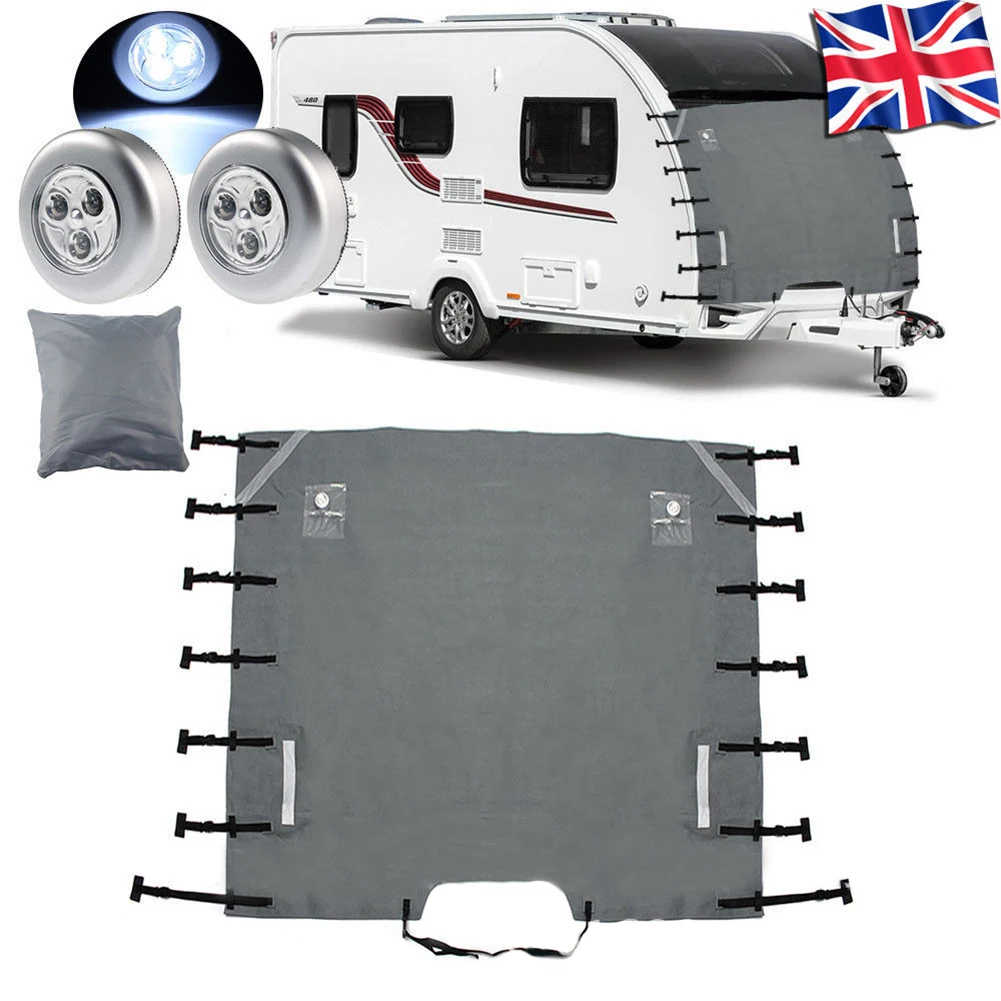 Caravan capa de reboque frontal motorhome reboque engate capa chip ...