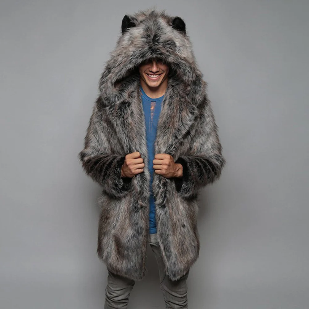 Real Bear Fur Coat
