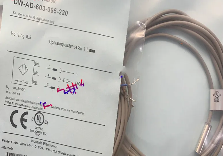 고품질 근접 스위치 DW AD 603 065 DW AD 603 065 220 DW AD 603 065 121 DW AD 603 ...