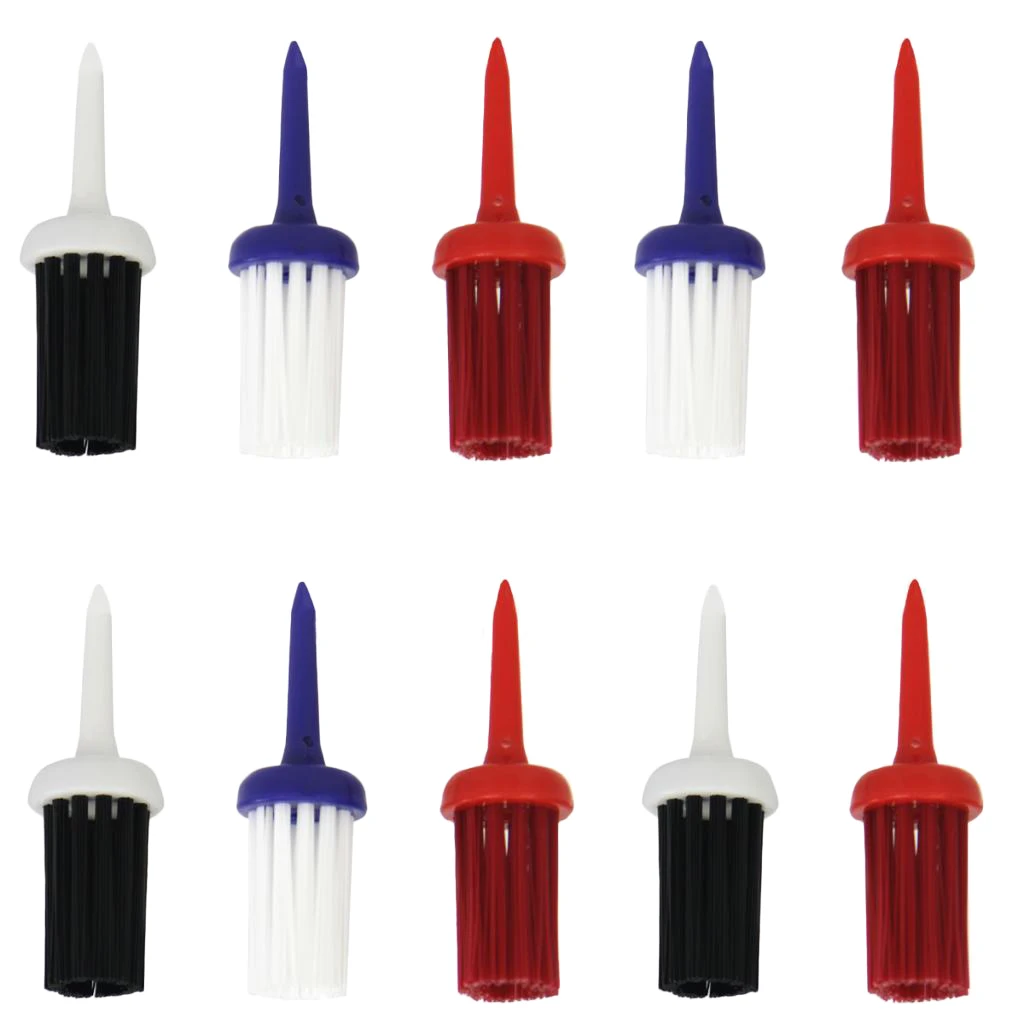 10pcs-Plastic-Golf-Tees-Brush-Driver-Golf-Training-Tool-Random-Color-57 ...