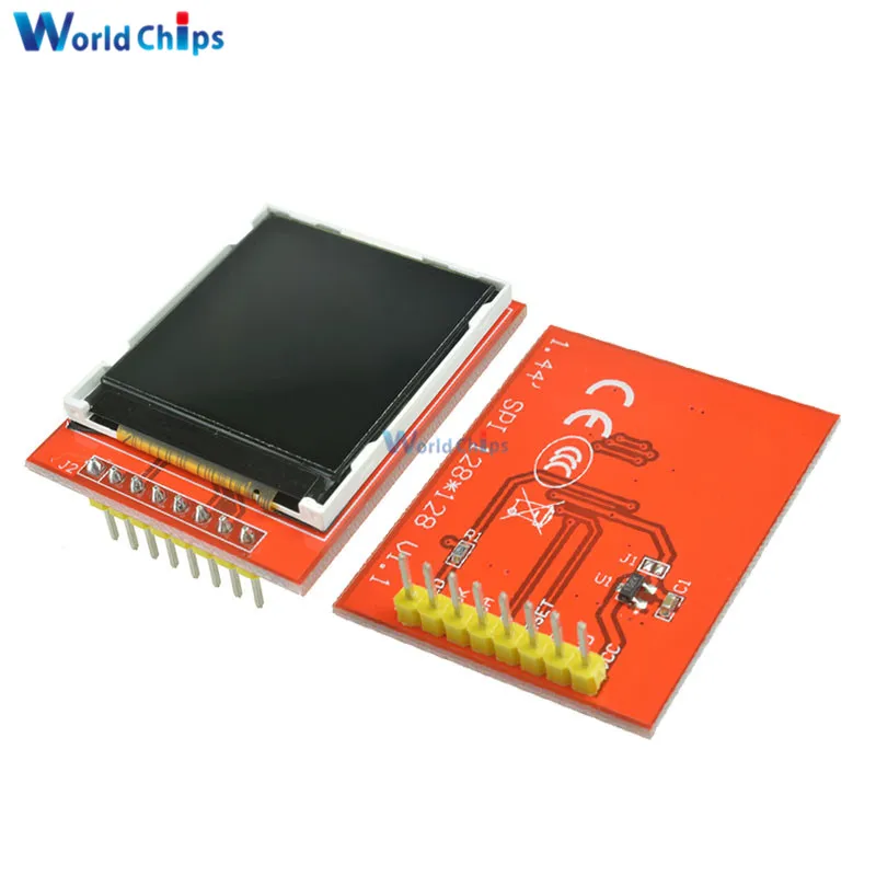 1.44 Inch 1.44" 128*128 Color Tft Red Lcd Display Module Screen With ...