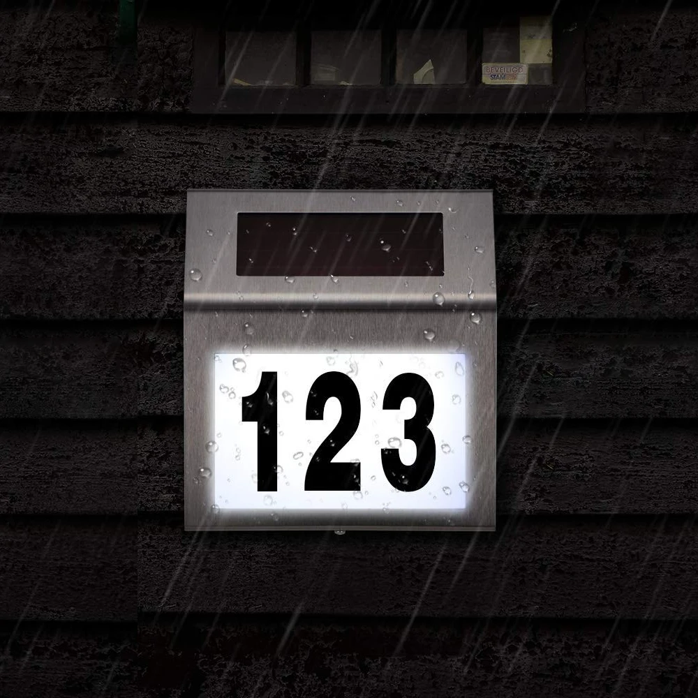 Solar-Door-Numbers-Sign-LED-Lights-House-Number-LED-Address-Digital ...