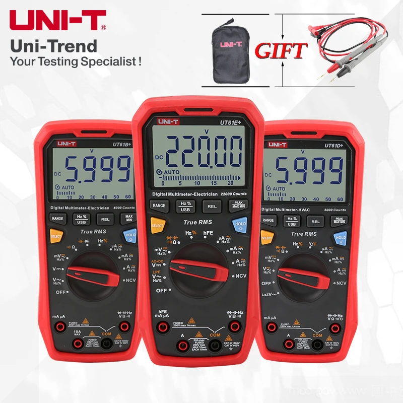UNI-T-UT61E-B-D-Intelligent-Digital-Multimeter-True-RMS-high-precision ...