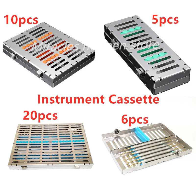 5-6-10-20-Instrument-Cassette-Dental-Sterilization-Box-Surgical-Autoclavable-Dental-Cassette ...