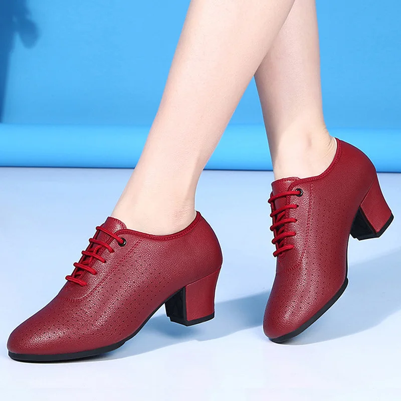 Zapatos de baile de salsa para mujer, calzado de suela suave para ...