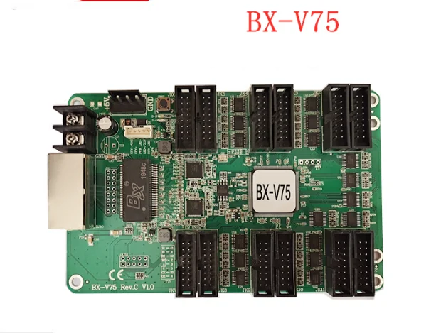 BX V75 Onbon gigabit network synchronous controller full color LED display screen receiving card ...