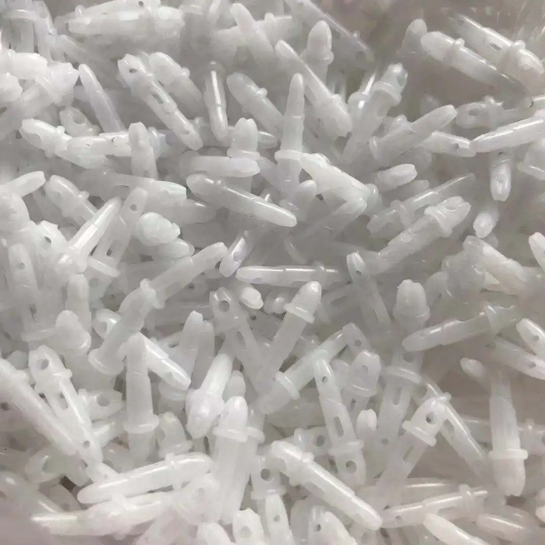 100PCS-White-Round-Plastic-Slide-Parts-Snapper-Silicone-Skirts-and ...