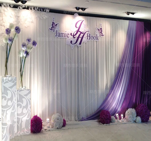 Purple Stage Curtain
