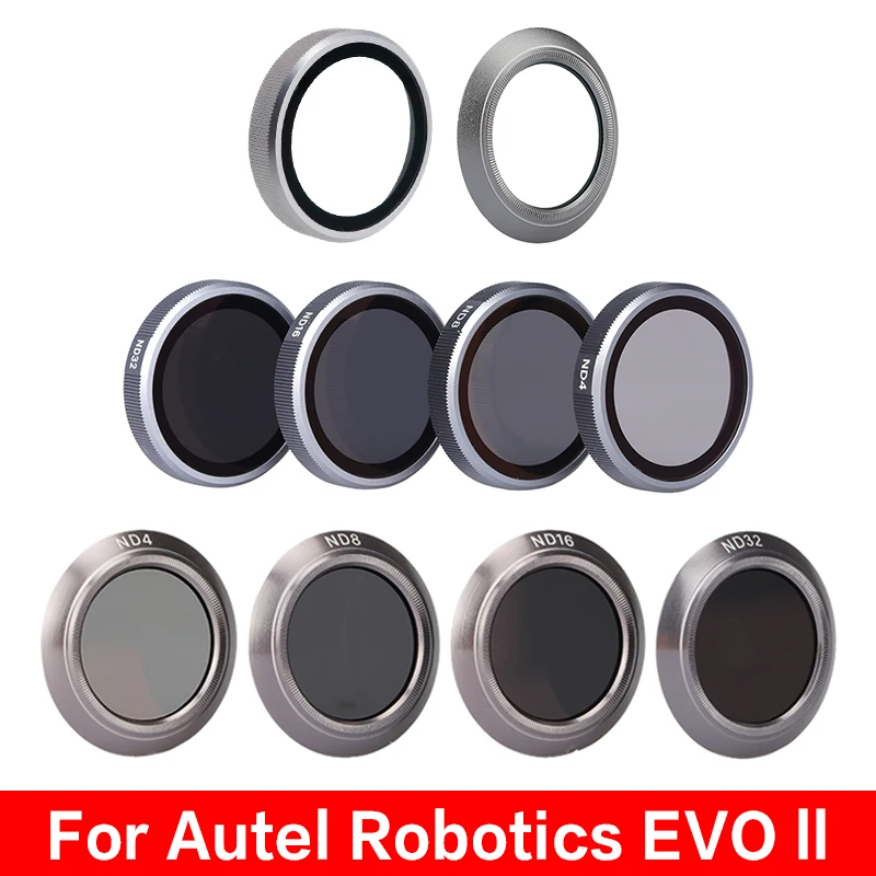 Freewell NDフィルター Autel Evo II Pro(6K)専用 8枚セット ND4 ND8 ND16 CPL ND8 PL ...