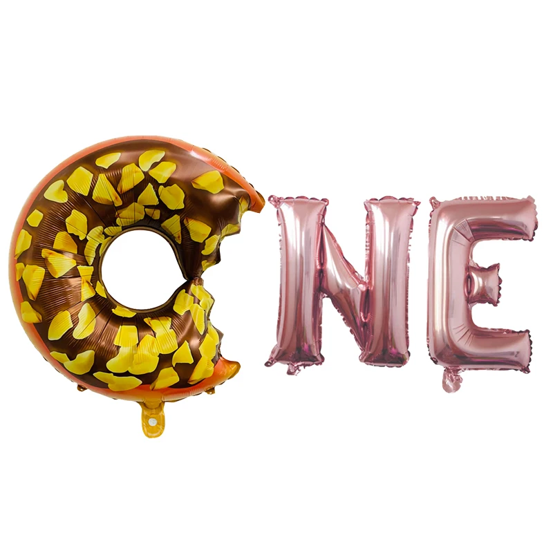 Party Supplies Paper & Party Supplies Cursive Sweet One Donut Balloon ...